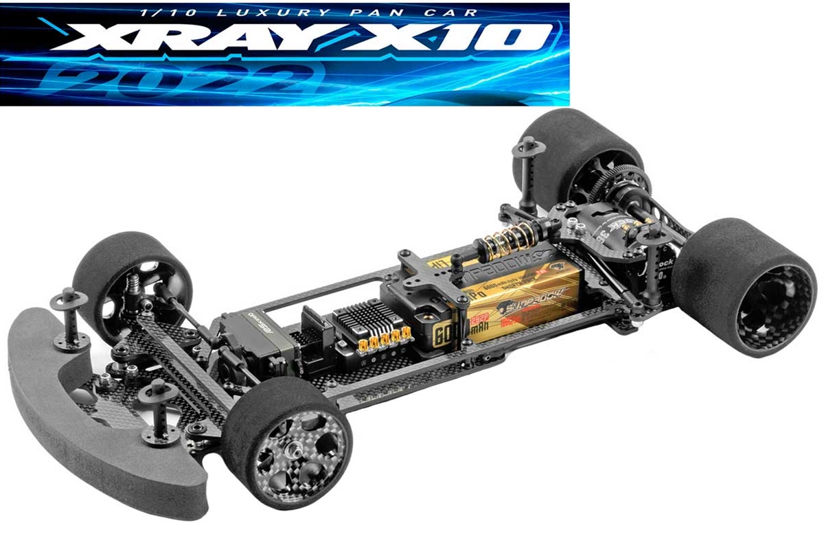 XRAY X10 2022 Spec 1/10 Pan Car Kit Replacement Parts.