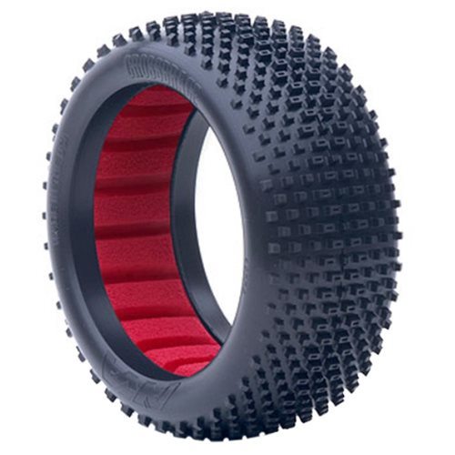 This is a set of two AKA Racing Crossbrace 1/8 Buggy Tires.[AKA14004SR]