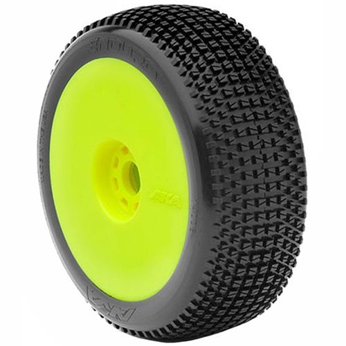 AKA Enduro Pre-mounted 1/8th scale Buggy Tires (2).[AKA14006SRY]