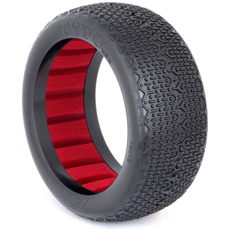 This is a pack of two AKA Racing Typo 1/8 Buggy Tires.[AKA14015SR]