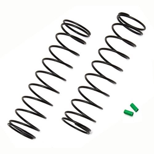 Team Associated 12mm Rear (72mm) Shock Spring (Green/2.20lbs) (2 ...