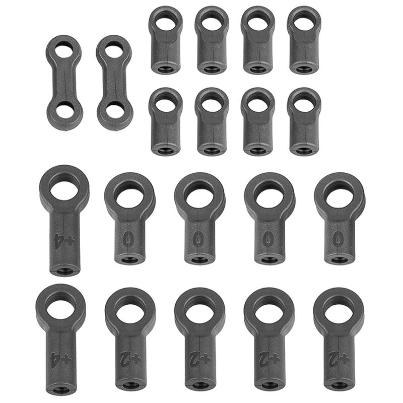Team Associated RC10B6.4 13mm Shock Rod End Set[ASC91997]
