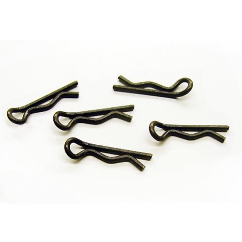 Pack of five CRC Body Clips Small in Black.[CLN1420]