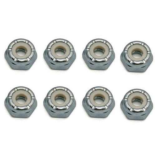 Pack of eight CRC 3mm Steel Locknuts.[CLN1498]