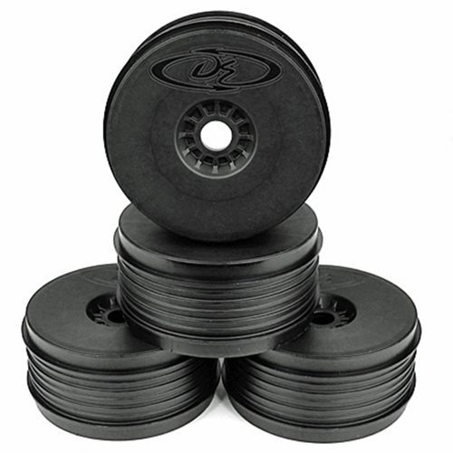 DE Racing "Speedline PLUS" 1/8 Buggy Wheels (4).[DER-PSB-8B]