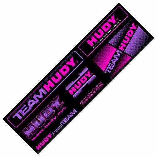 Hudy Team Sticker Small - Black[HUD209102]