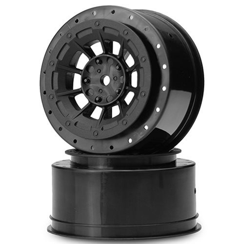 JConcepts Hazard Short Course Wheels w/3mm Offset (12mm Hex) (Black) (2 ...