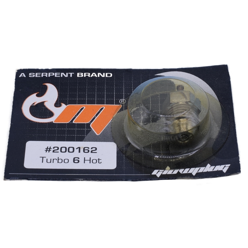 Mega Turbo Glow Plug NR 6 Hot - Standard Filament for .12-.21 Nitro RC ...