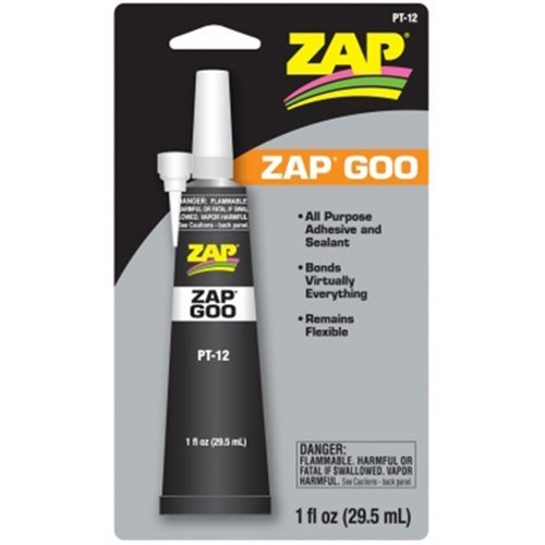 1oz tube os Pacer Technology Zap A-Dap-A Goo Adhesive.[PAAPT12]