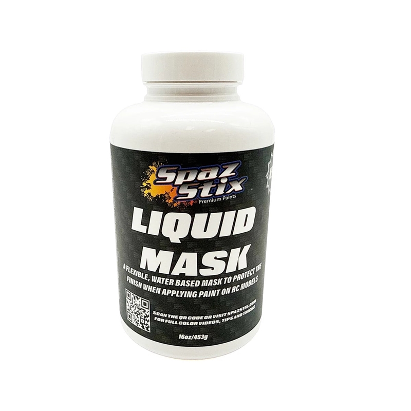Spaz Stix Water Based Liquid Mask V2 16oz - Ultra-Fast Drying Mask for ...