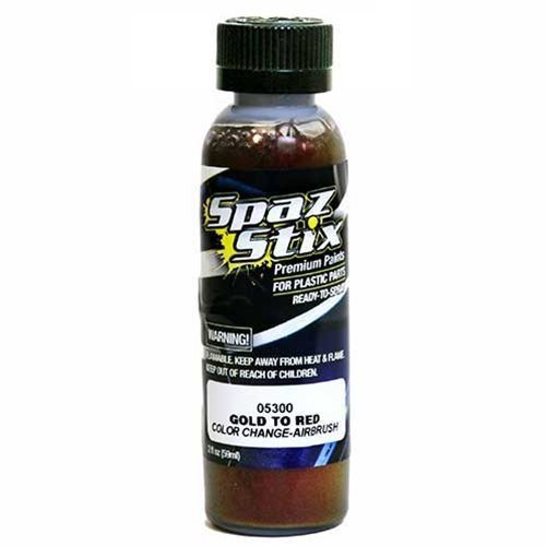 Spaz Stix (Gold To Red) Color Change Airbrush Paint (2oz).[SZX05300]