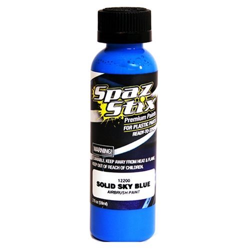 Spaz Stix Solid Sky Blue Airbrush Paint (2oz).[SZX12200]