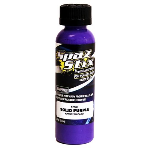 Spaz Stix Solid Purple Airbrush Paint (2oz).[SZX12800]