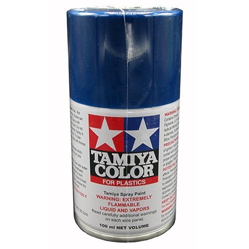 This is a 3oz can of Tamiya TS-15 Blue Lacquer Spray Paint.[TAM85015]