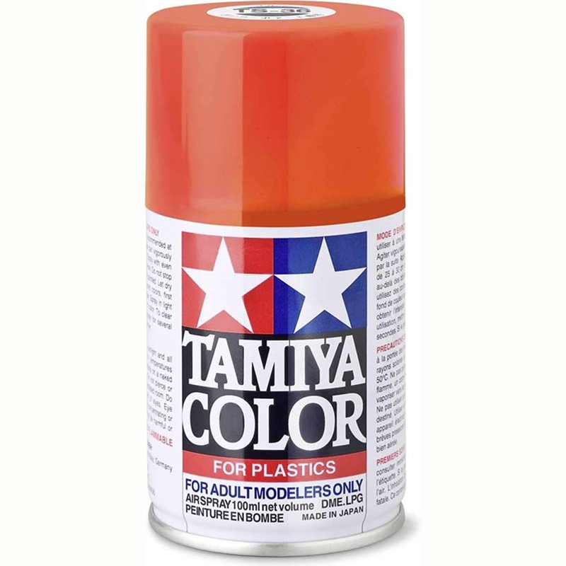 Tamiya TS-36 Flourescent Red Lacquer Spray Paint (3oz).[TAM85036]
