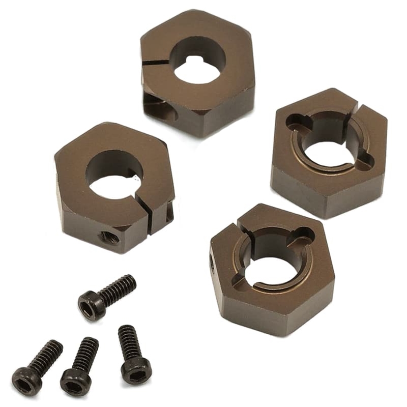 Tekno RC 12mm Aluminum M6 Driveshaft Hex Adapter Set (4)[TKR1654X]