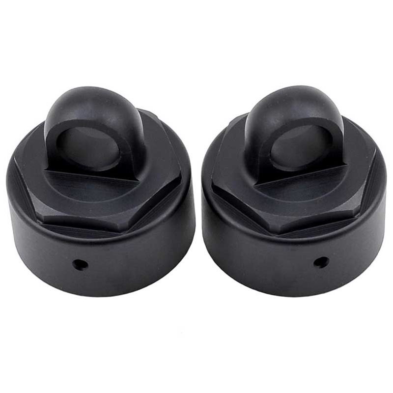 Tekno RC Aluminum Non-Vented Shock Caps (2).[TKR6003B]