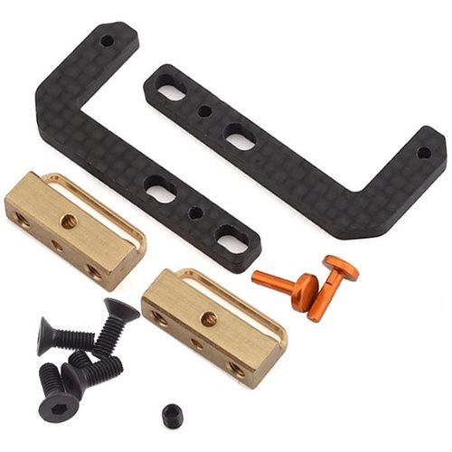 XRAY Graphite and Brass Fully Adjustable Battery Holder.[XRA306198]