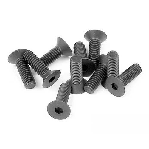 XRAY 2x6mm Flat Head Hex Screw (10).[XRA903256]
